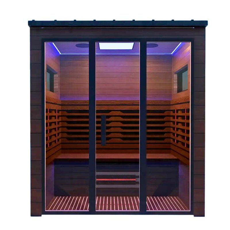 Innerlight 3 Person Bella Deluxe Outdoor Infrared Sauna — Proactive ...