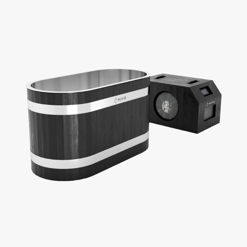 NUVIE Ember Pro Commercial Ice Bath and Hot Tub (Black) — Proactive ...
